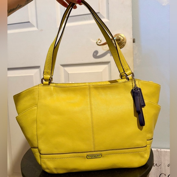 Coach | Bags | Coach Lemon Yellow Tote Bag | Poshmark
